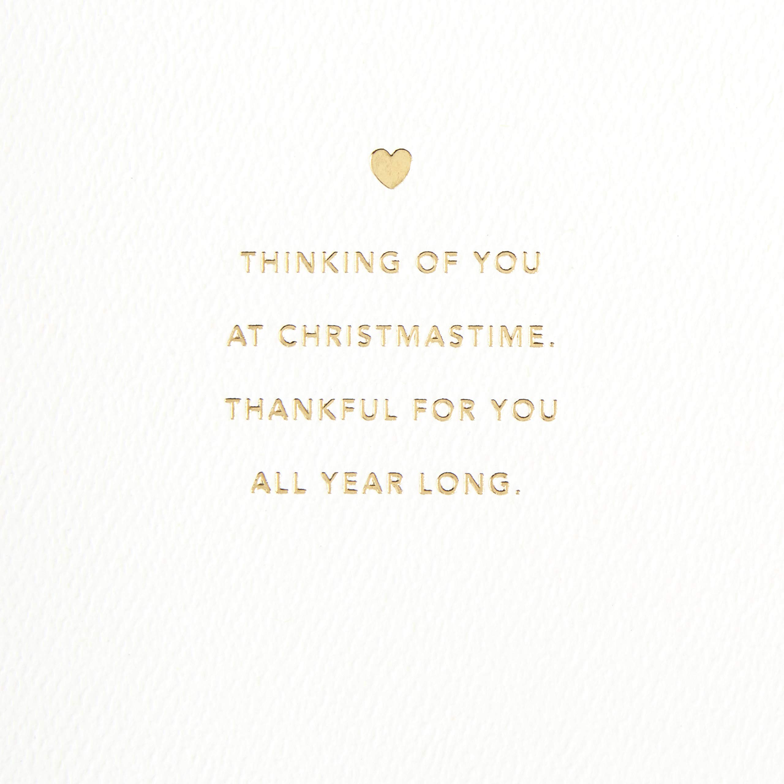Hallmark Signature Christmas Card (Thankful All Year Long)