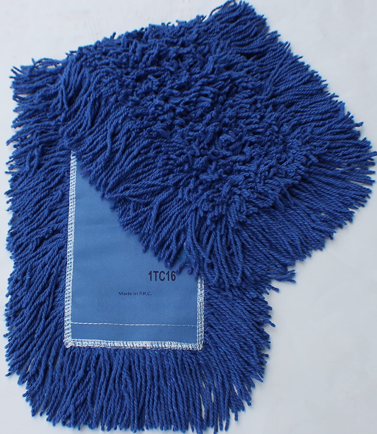 Heavy-Duty Industrial Closed-Loop Dust Mops - 6 Pack (Blue) - 48 Inch