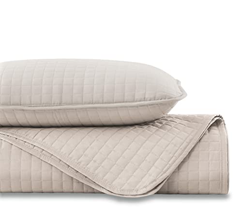 Vilano Springs, Premium Quality, Soft, Wrinkle & Fade Resistant, Easy Case, Oversized Quilt Cover Set with 1 Quilt Set and 2 Shams, King/California King, Bone
