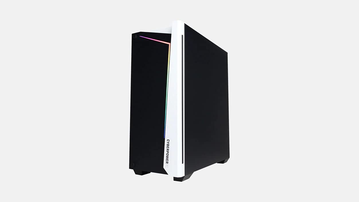 CyberpowerPC MSAAG3000 VR Gaming Liquid Cool Desktop PC, GeForce RTX 3060, Intel 8-Core i7-10700F, 16GB RAM, 1TB PCIe SSD, USB-C, HDMI/DP, RJ-45, Wi-Fi, RGB Tower, SPS HDMI Cable, Win 10 (Renewed)