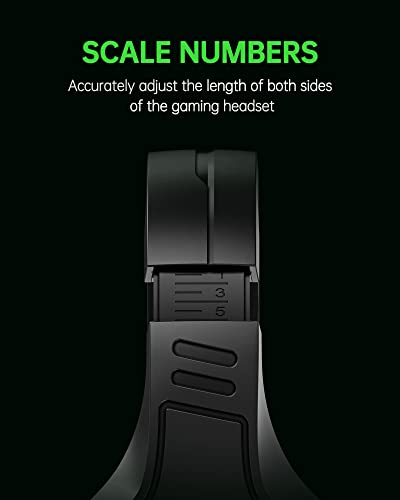 BEAVIIOO Wireless Gaming Headset with Microphone for PC PS4 PS5 Playstation 4 5, 2.4G Wireless Bluetooth USB Gamer Headphones with Mic for Laptop Computer