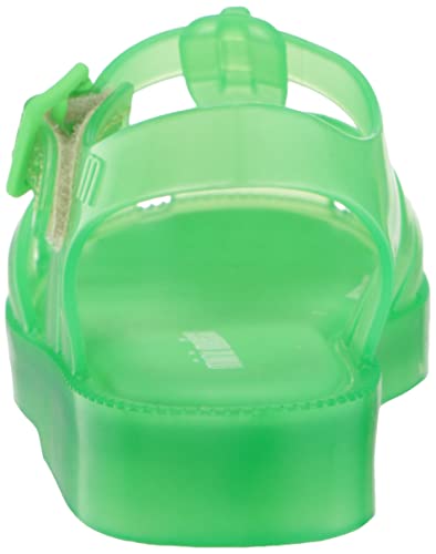 Mini Melissa Girls Flat Sandals, Green, 1 Little Kid