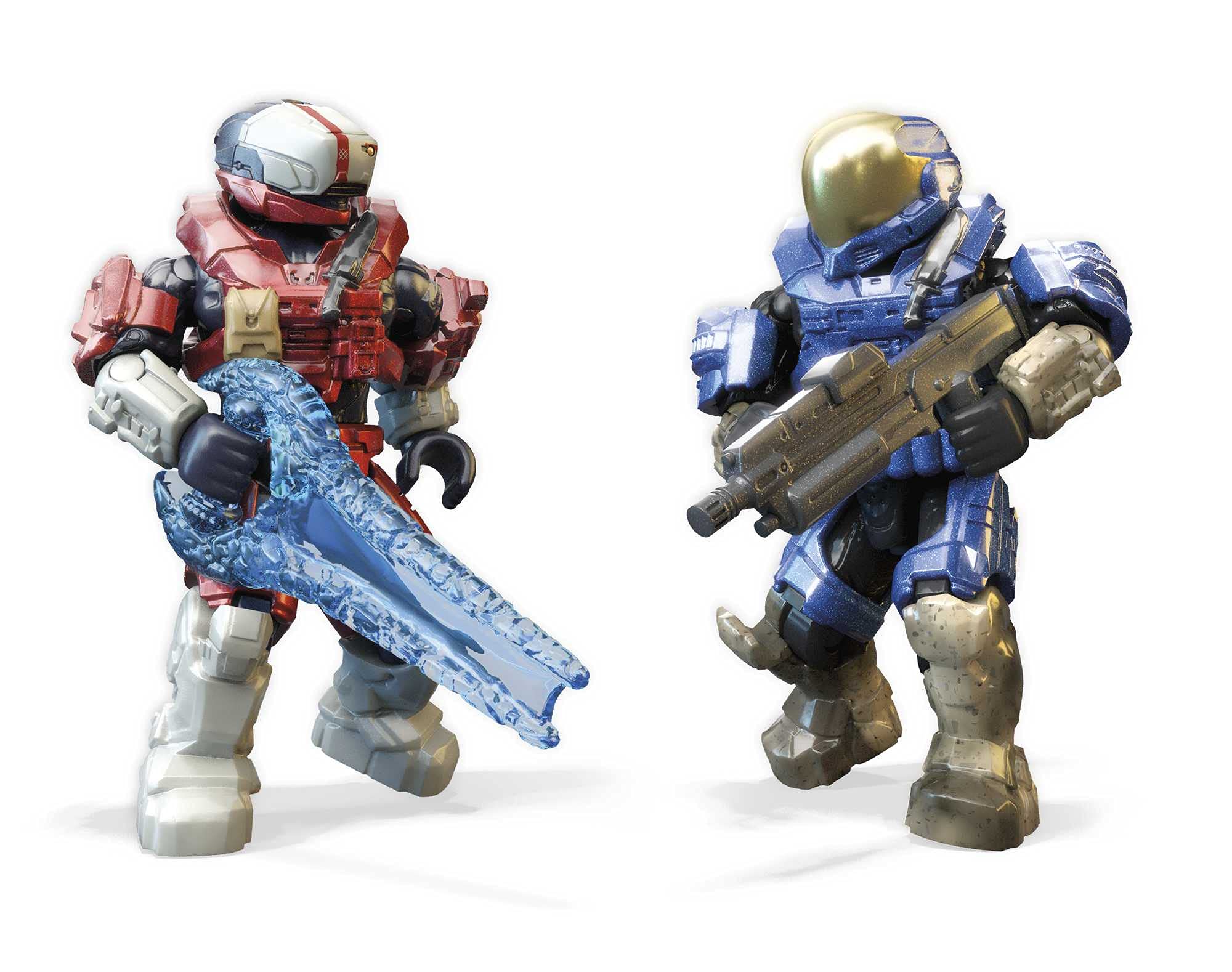 Mega Construx Halo Building Box Halo Infinite Construction Set with Spartan Gungnir Character Figure, Building Toys for Kids