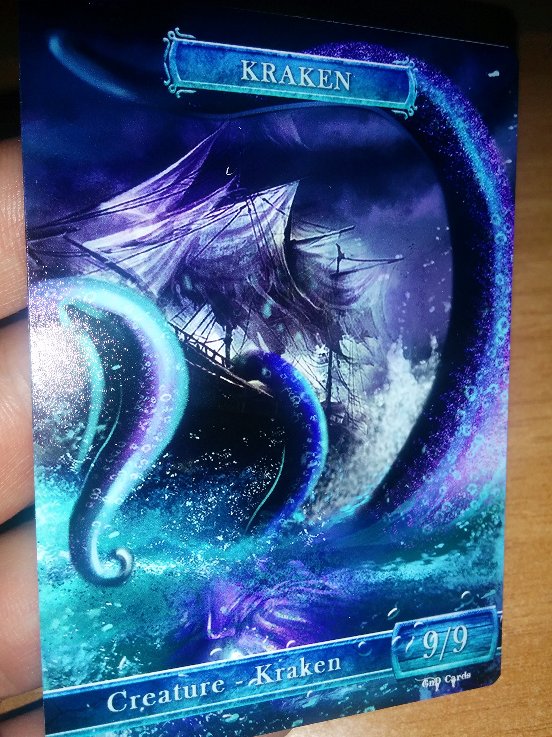 Kraken Pack Custom Tokens (for Kiora,The Crashing Wave)