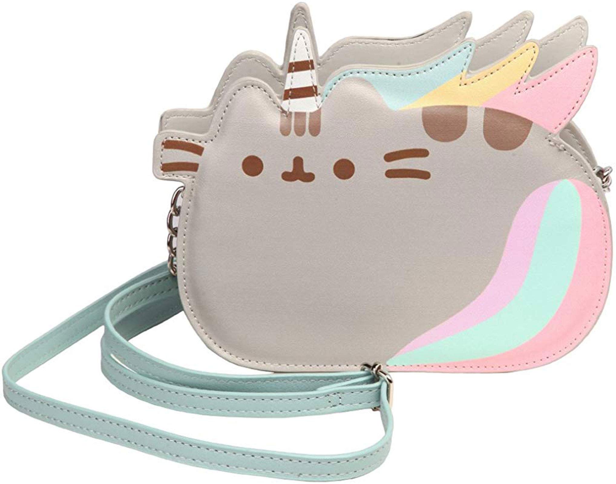 Pusheenicorn Cross Body Purse Standard, Gray