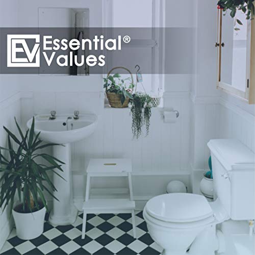 Essential Values 3-Inch Toto Toilet Flapper Replacement - Rubber Toilet Tank Flapper with Chain and Hook, Aftermarket Toilet Flapper for G-Max, Thu499s, Thu331s, Thu175s & 2021bp Toto Toilet Models