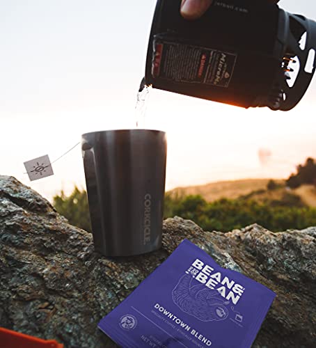 Bean & Bean Dunk & Steep Coffee Bags β Individual Coffee Singles β Steeped Coffee Single Serve Bags - Downtown Blend Organic Coffee β Medium Roast Instant Coffee Singles - 5 Pack