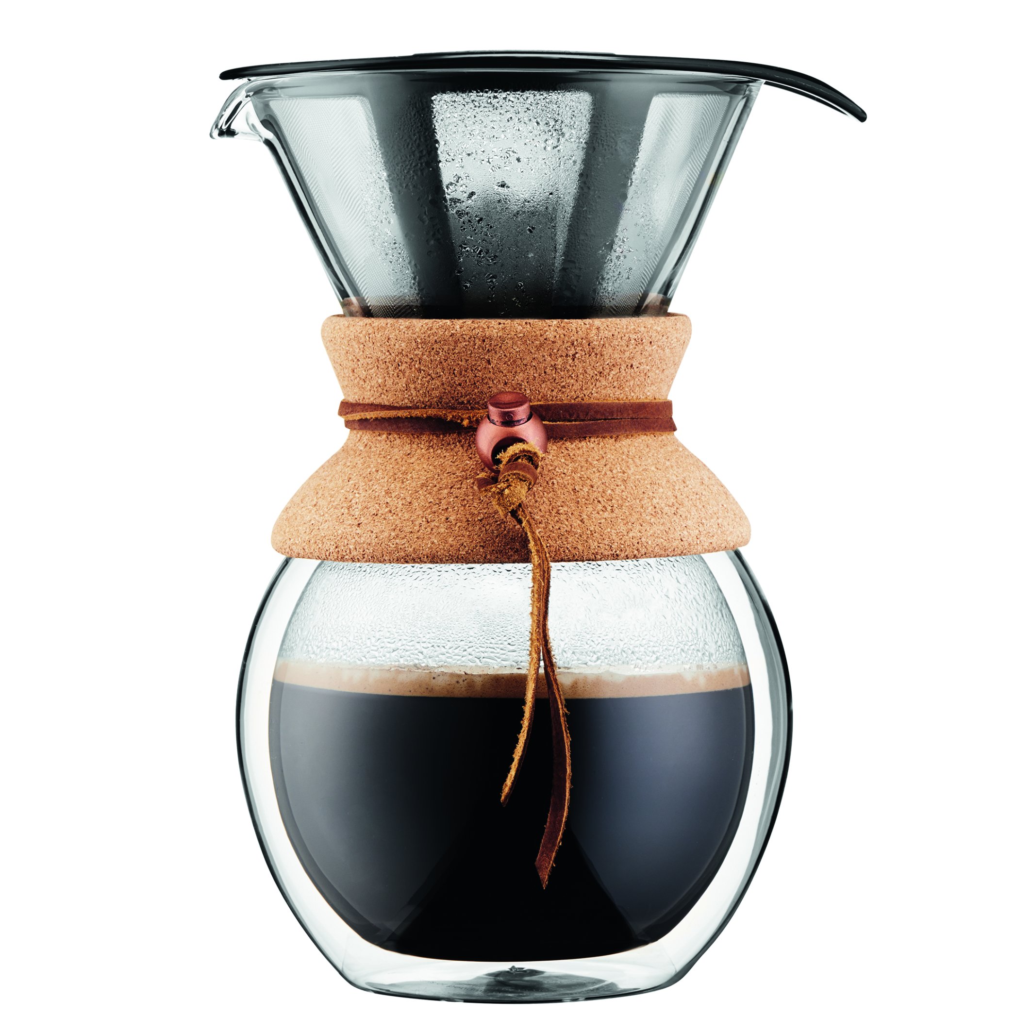 Bodum Pour Over Coffee Maker Bundle with Electric Gooseneck Kettle (27oz)
