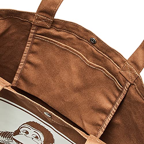 Ben Davis Classic Tote_Brown Tote Bag, Brown