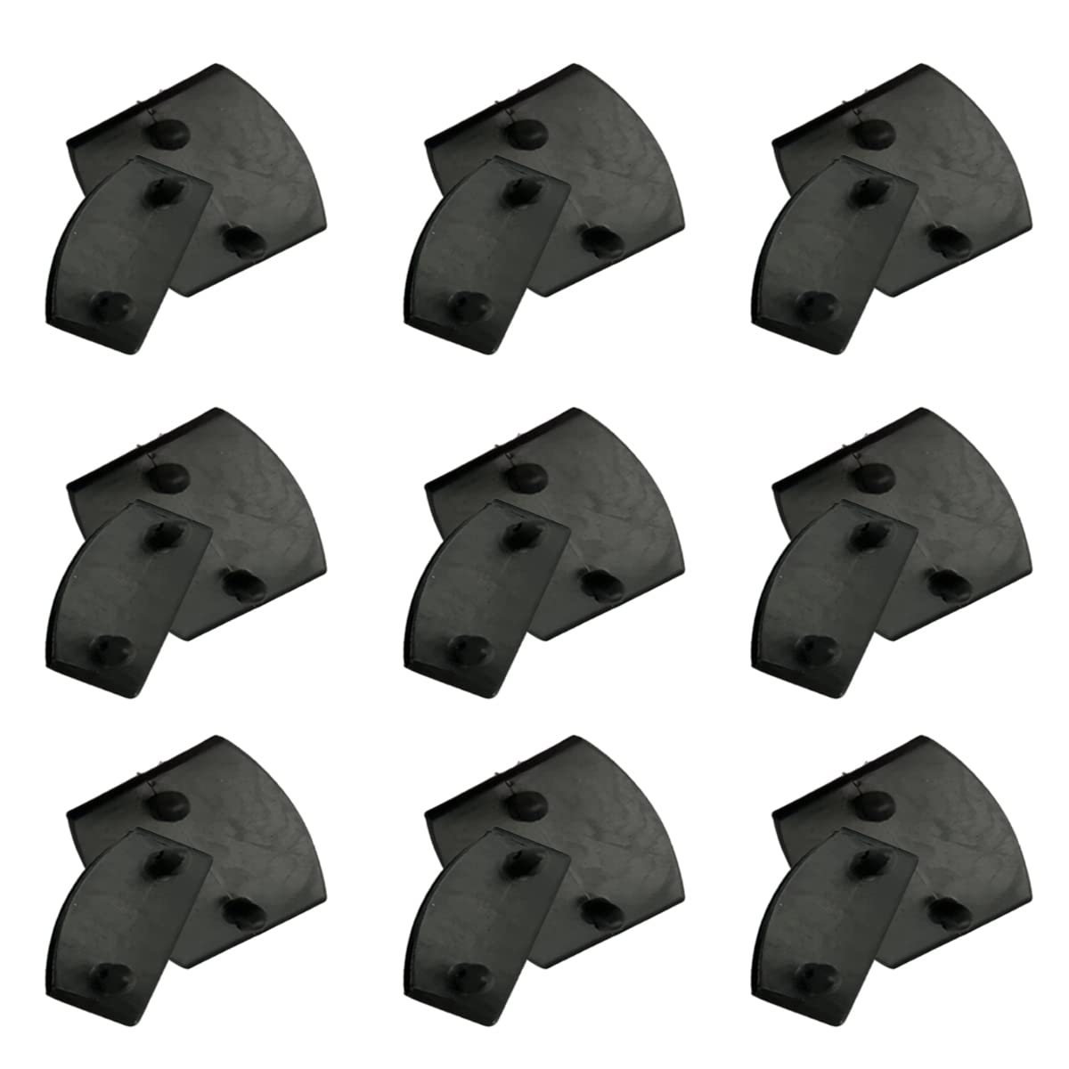 BMIROAMDFE 50 Pieces Bed Slat Holders Slat Centre Caps Side Slat End Bracket Cover Replacement for Wooden Frames