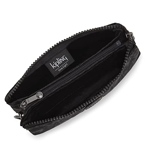 Kipling Womens Creativity Large Pouch, Versatile Cosmetics Kit, Lightweight Nylon Travel Organizer Wallet, Signature Emb, 7.25 L X 4.25 H X 1.5 D US