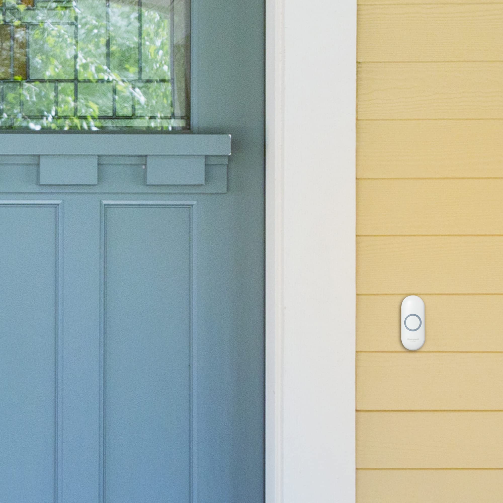 Honeywell Home RDWL415A Series 4 Portable Wireless Doorbell with Nightlight and Push Button