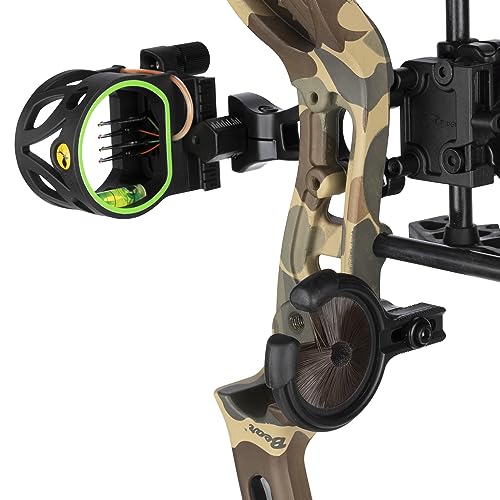 Bear Archery Cruzer G2 Ready to Hunt Compound Bow Package for Adults and Youth, Right Hand, Fred Bear