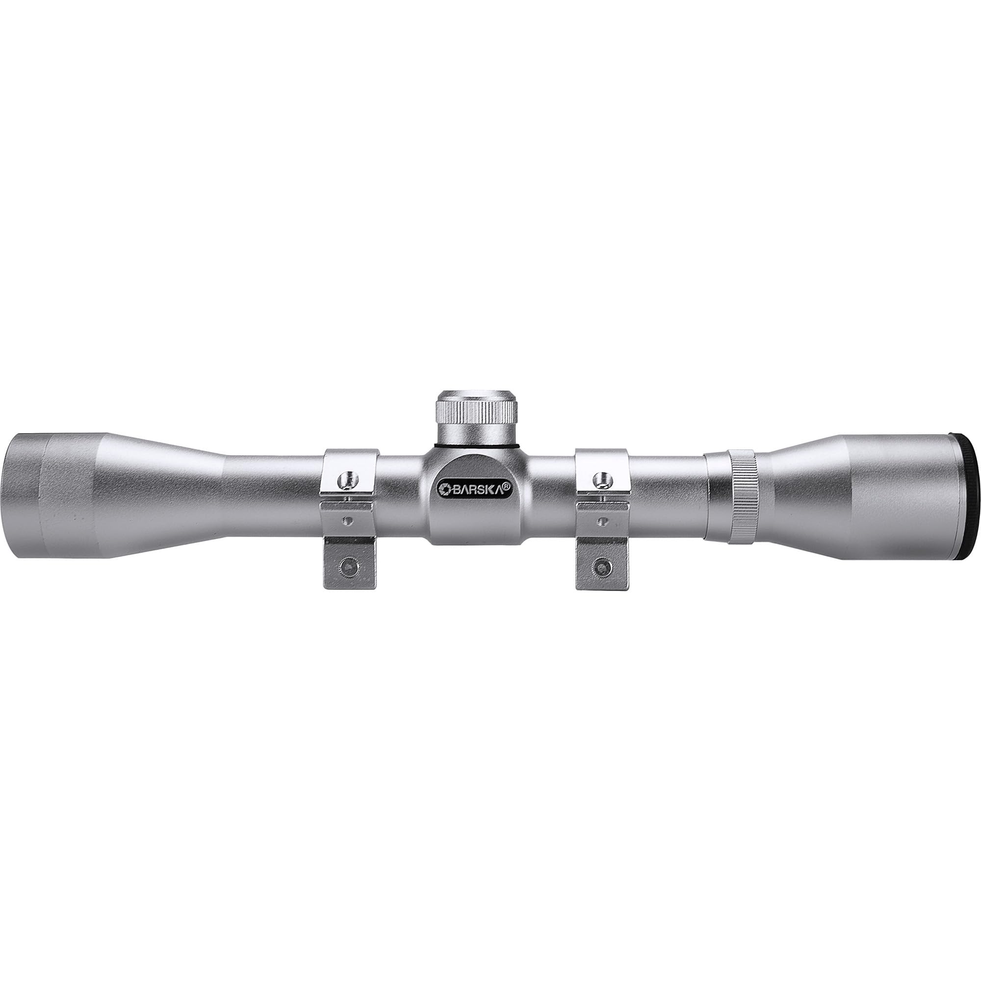 BARSKA 4x32 Plinker-22 Silver Scope w/ 3/8-Inch Rings