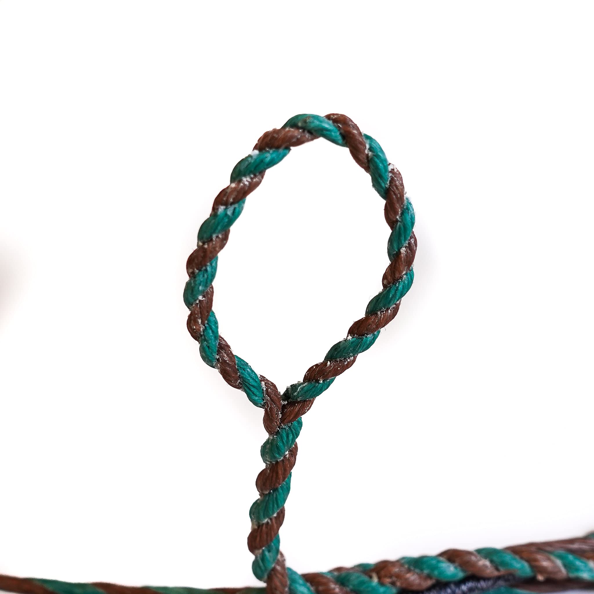 Bowstring Recurve Bow Flemish Twist B-55 (Dark Brown/Green, 53" Actual Bowstring Length)