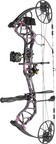 Bear Archery Legit Ready to Hunt Compound Bow Package for Adults & Youth, Right Hand, Muddy