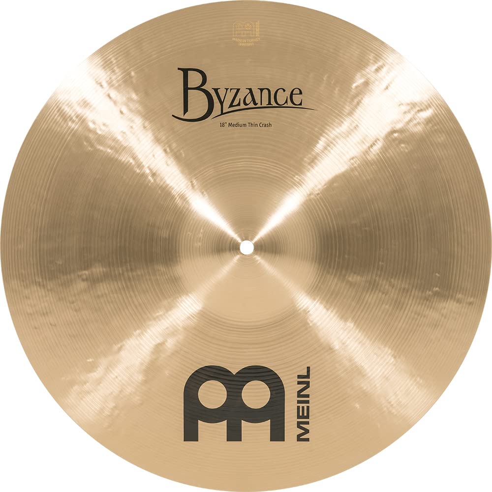 Meinl Cymbals Crash Cymbal, Traditional Finish (B18MTC)