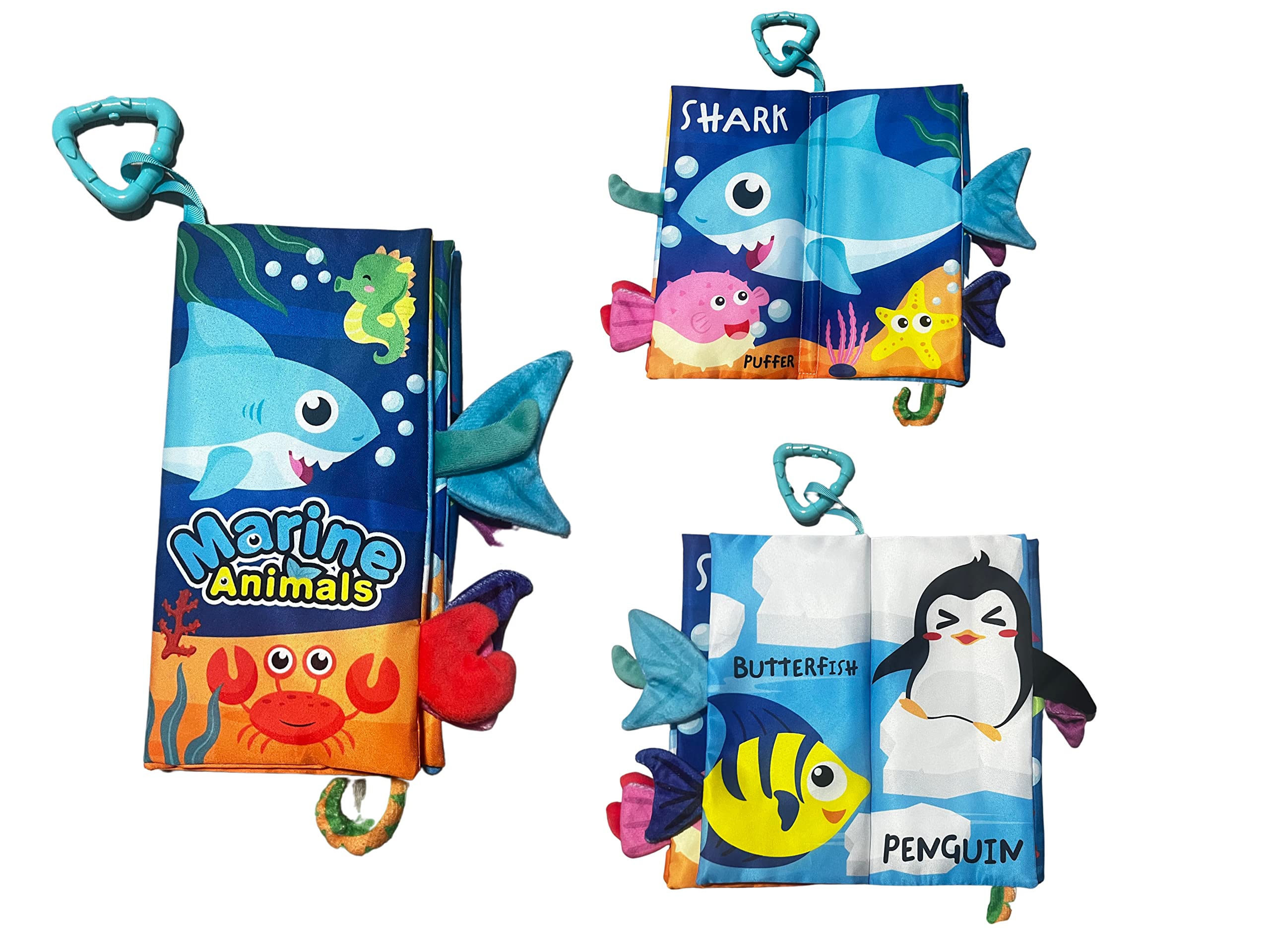 Cloth Books for Babies, Sensory Tactile Books for Babies and Toddlers, Early Interactive Development Toys for Boys and Girls