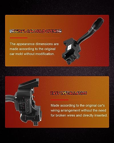 cciyu Multifunction Combination Switch Turn Signal Switch Replacement fits for FORD F-150 04-99 for FORD F-250 1999 for FORD F-250 SUPER DUTY 2001