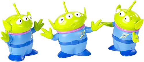 Mattel Disney Pixar Toy Story Space Aliens 3 Figures in True to Movie Scale, Posable Pizza Planet Prizes from Claw Machine, Great for Kids Ages 3 and Up