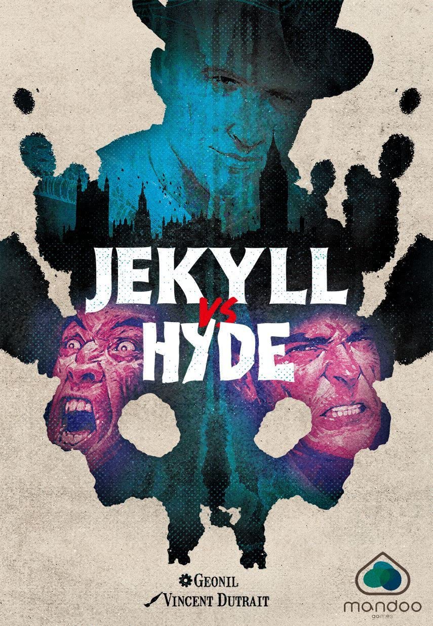 Mandoo Games Madoo Games: Jekyll vs. Hyde, Trick Taking Game, Based on the Famous Novella Strange Case of Dr. Jekyll and Mr. Hyde, 2 Player Game, 20 Minute Play Time, For Ages 14 and up