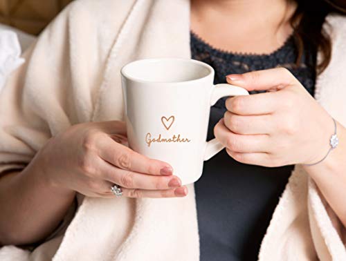 Pavilion Gift Company Godmother Cup, 1 Count (Pack of 1), Cream