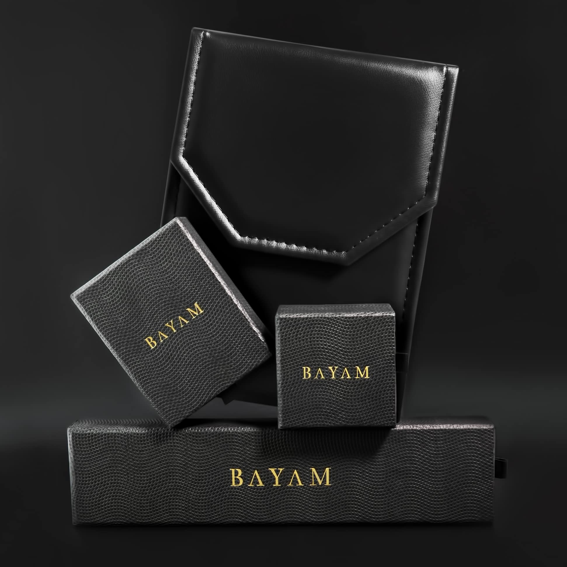 BAYAM 1mm Figaro Link Chain Unisex Adult Necklace Real Solid 10K Yellow Gold Jewelry