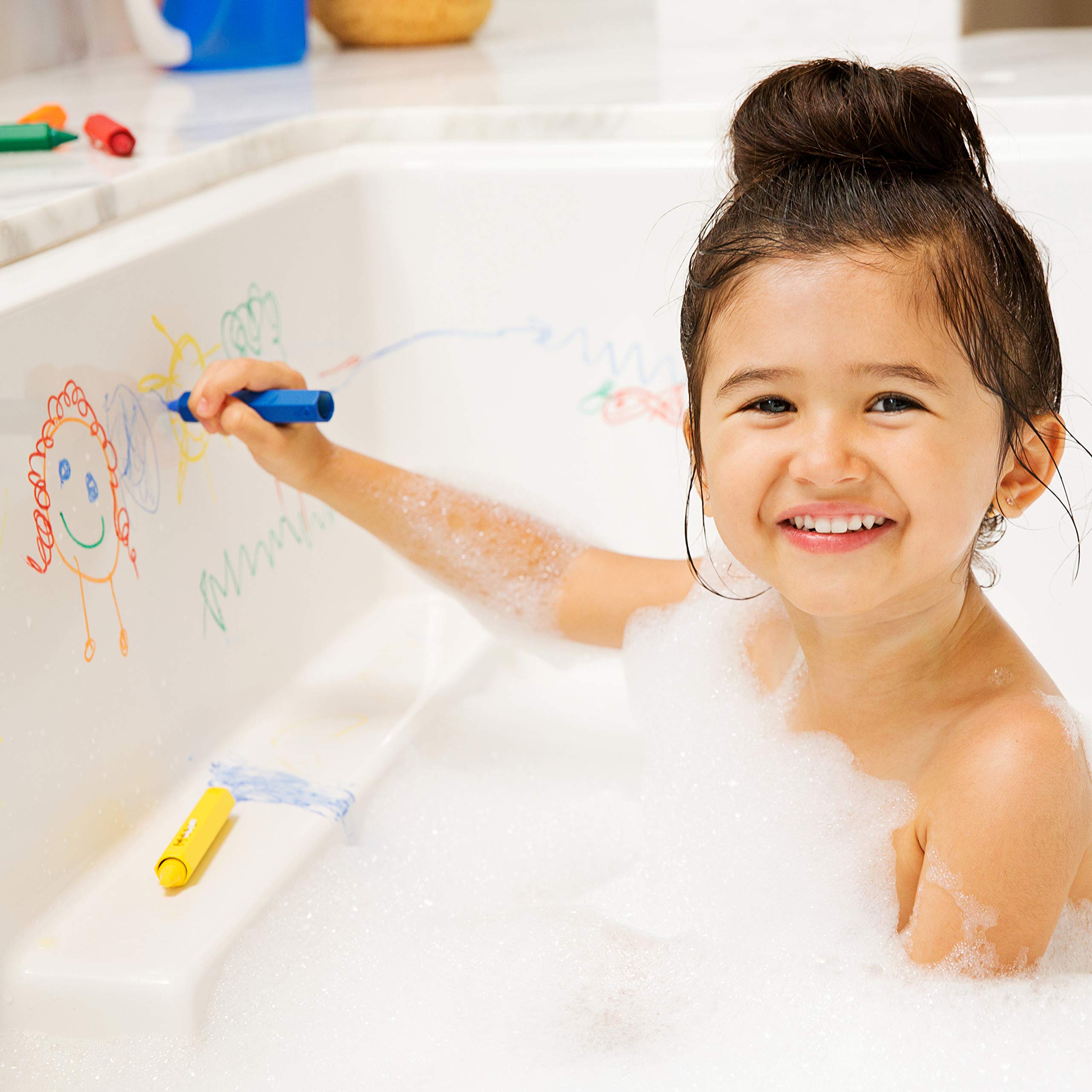 Munchkin® Draw™ Bath Crayons Toddler Bath Toy, 5 Pack