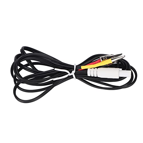 Clip Electrode Wire, 5pcs Black TENS Electrode Wire for Men Women for Travel