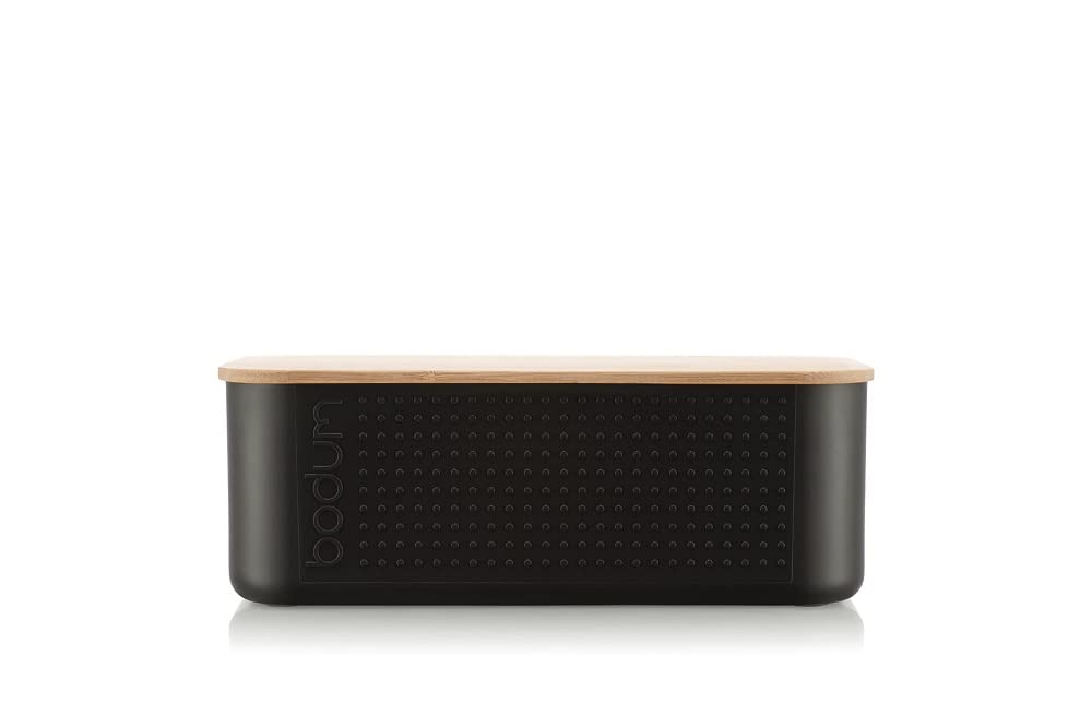 BODUM BISTRO 11740-451S-Y21 Bistro Bread Box, Dark Roast (Limited Color), Genuine Product