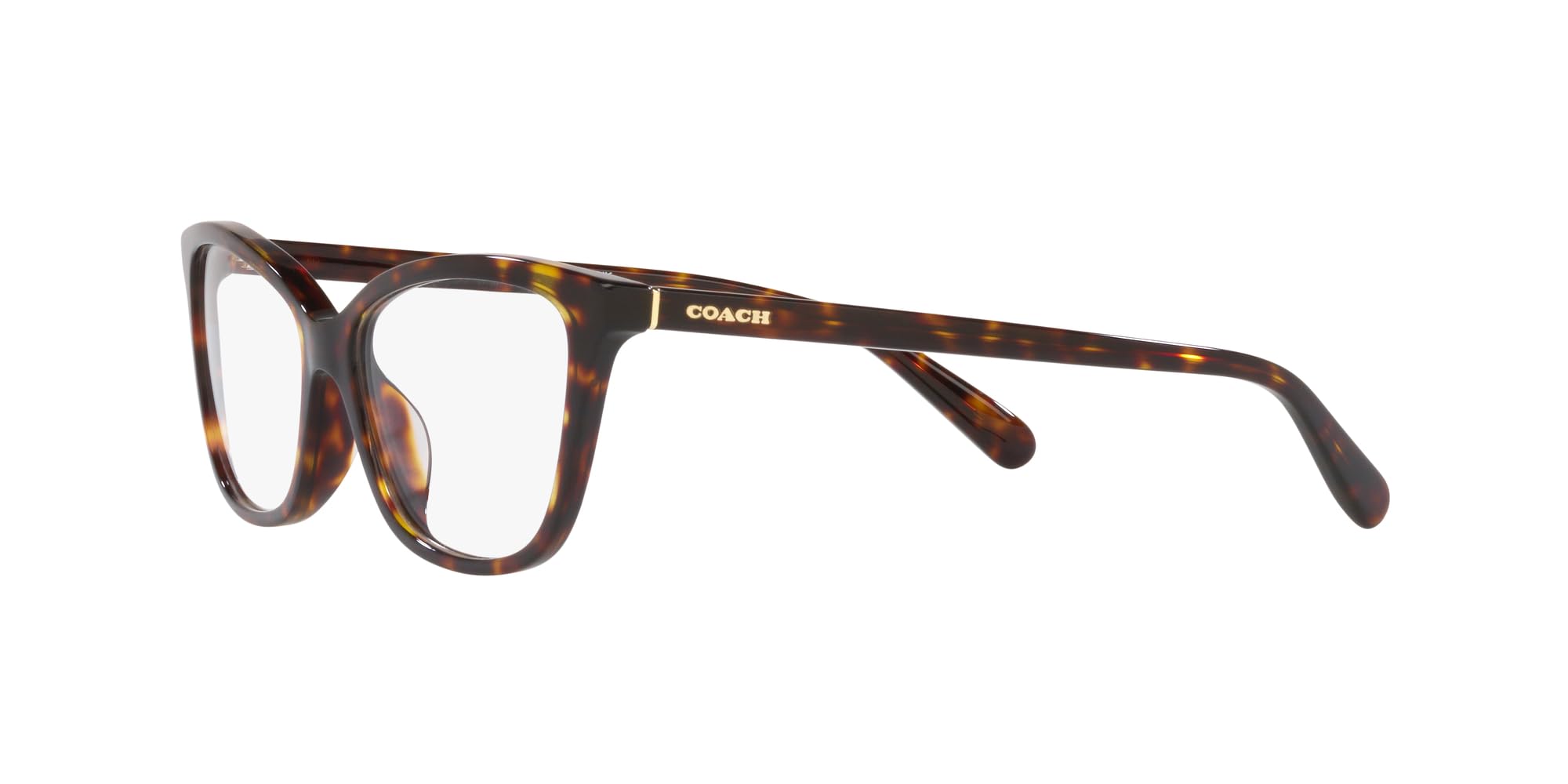 Coach HC6206U Universal Fit Prescription Eyewear Frames, Dark Tortoise/Demo Lens, 54 mm