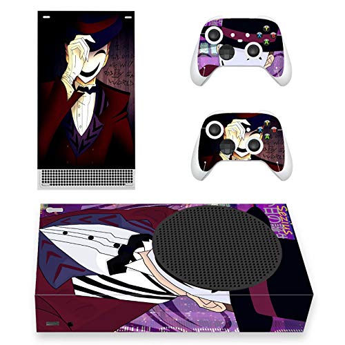 Dark Bullet Anime Movie Game Console Series S Console and Controller Skin Set, Skin Wrap Decal Kit