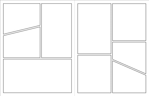 Blank Comic Book (with bonus stencil and blank cover!)