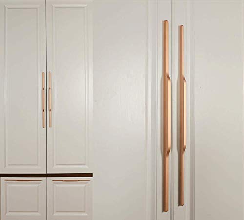 cabinet handles,drawer handles,dresser knobs,3.78" 5" 6.3" 7.55" Rose Gold Extra Length Closet Pull Handle Drawer Door Pulls Dresser Handle Kitchen Cabinet Cupboard Handle Hardware,3.78" holetohole