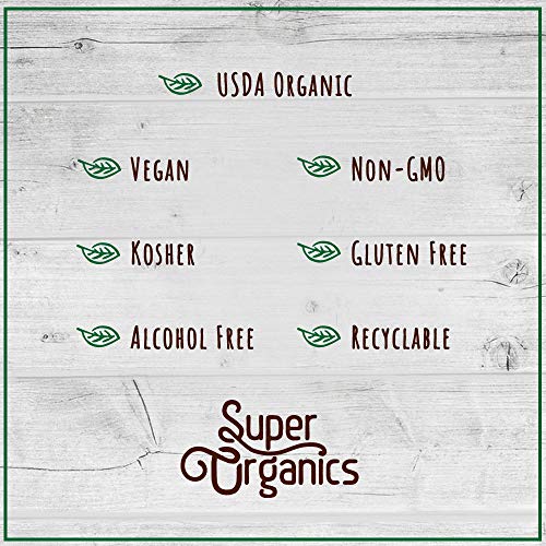 Super Organics Organic Oregano Liquid Drops | Non-GMO, Kosher, Vegan | Immunity Support, 1 Fl Oz