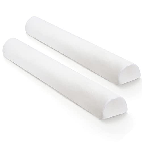 Wonder Living Toddler Bed Rail Bumpers, Safety Sleep Replacement for Kids & Baby, Premium Foam Long Pillow Pads with Non-Slip Machine Washable Cover, 2 Pack