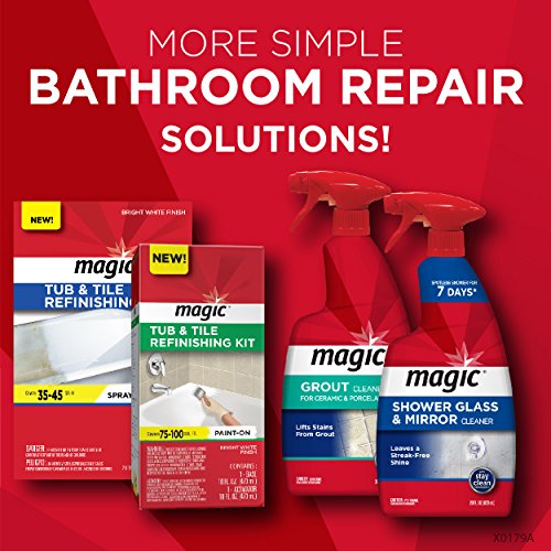 Magic American Tub/Floor Peel and Stick Caulk, 1-1/4" x 5' (3.1cm * 1.5m) , (1 Count (Pack of 1), white)