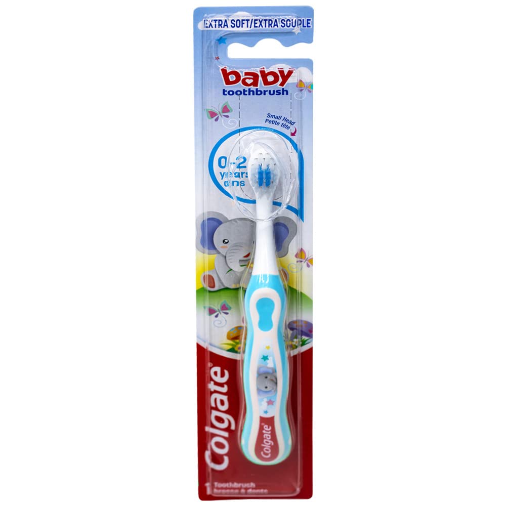 Colgate My First Baby Toothbrush, Extra Soft, (Colors Vary) - Pack of 6