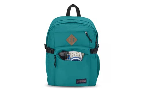JanSport Main Campus Backpack - Travel, or Work Bookbag w 15-Inch Laptop Sleeve and Dual Water Bottle Pockets, Deep Lake