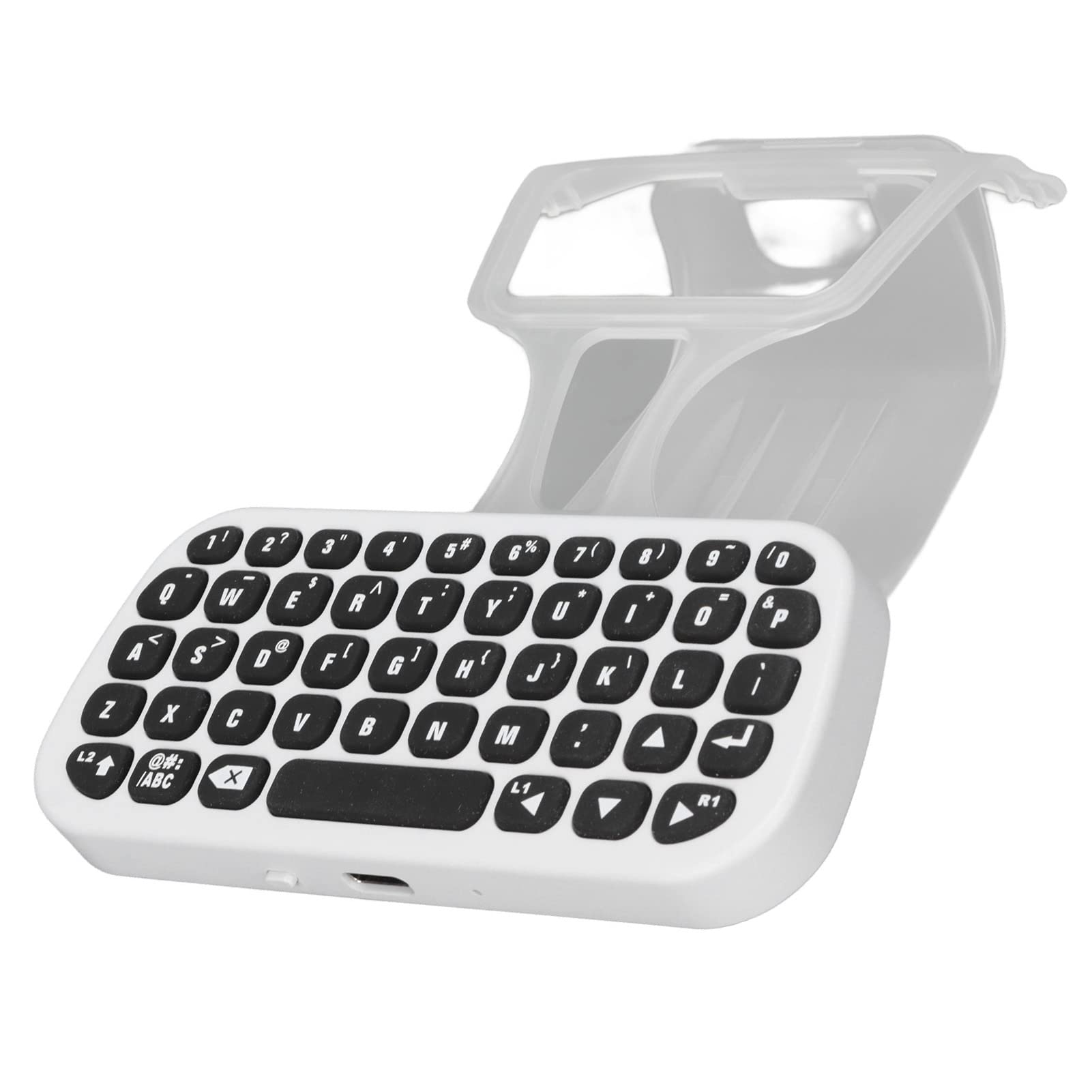 DAUERHAFT Controller Keypad, Simple To Install Wireless Gamepad Keyboard Plug and Play with Clip for Chat