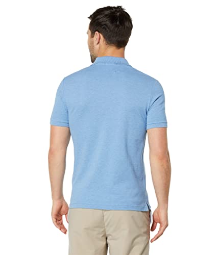 Lacoste Contemporary Collection's Men's Short Sleeve Classic Pique Polo Shirt, Heather Thermal, Medium