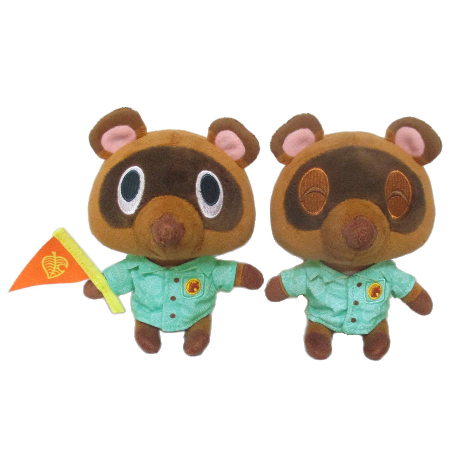 Little Buddy 1794 Animal Crossing - New Horizons - Timmy & Tommy Plush (Set of 2), 5.5", Brown