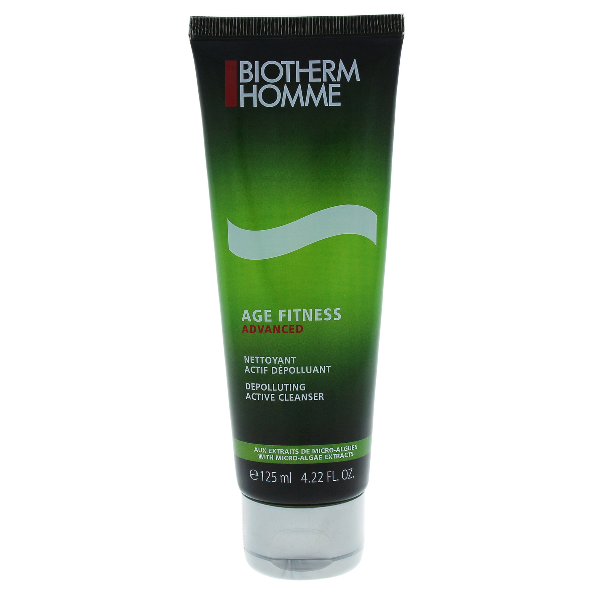 Biotherm Homme Age Fitness Advanced Depolluting Active Cleanser, 4.22 Ounce