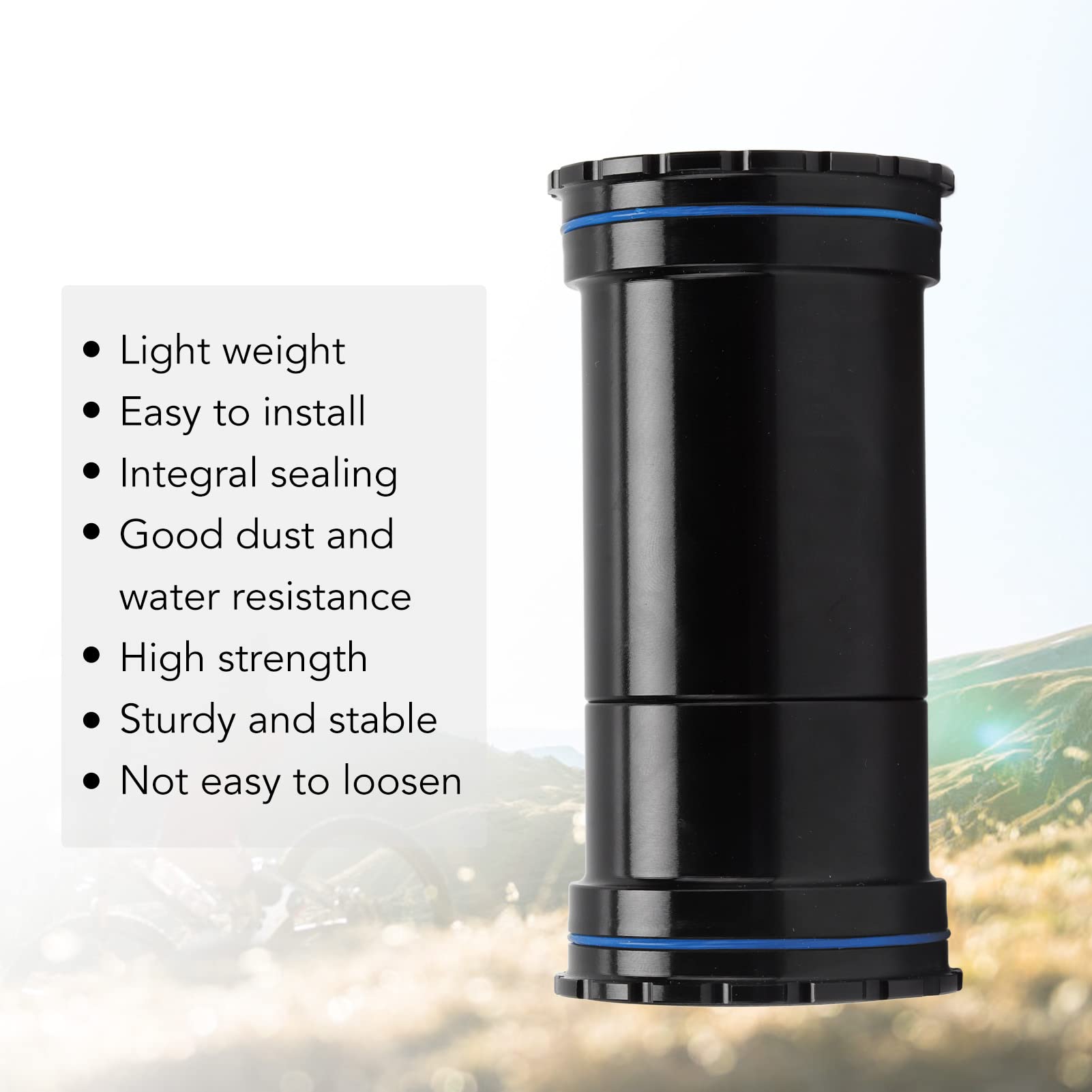 BuyWeek Bike Bottom Bracket, Press in Type BB8624 Bicycle Bearing Bottom Bracket Road Bike Bottom Bracket Replacement 86.5β92mm for SRAM
