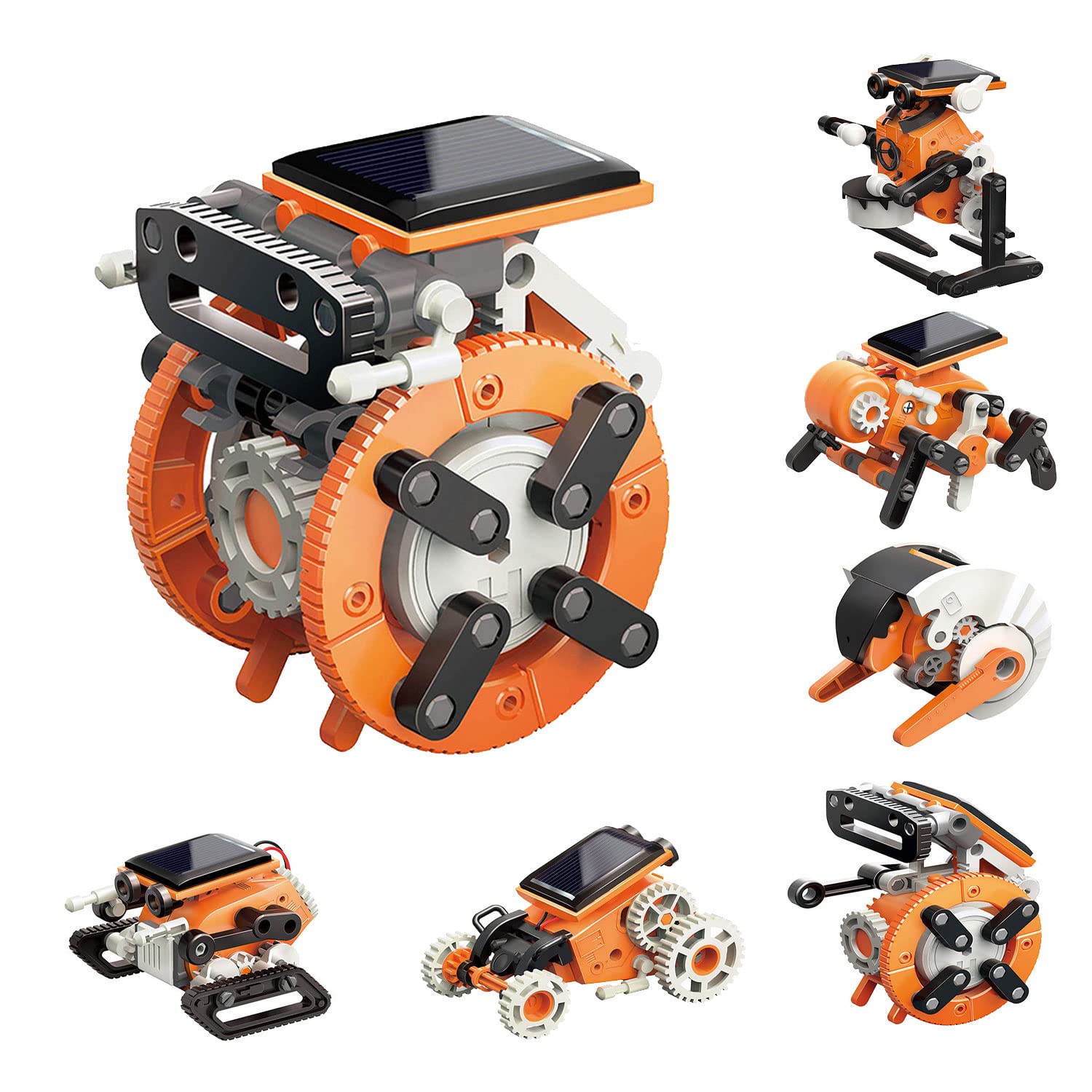 Boobal Solar Robot kit,7-in-1 Educational STEM Creation Science Toy,Solar Power Toys Kit,Educational Building Science Experiment Set,Gifts for Kids