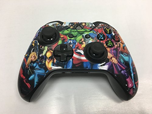 giZmoZ n gadgetZ Superhero Skins for Xbox One Console Decal Vinal Sticker + 2 Controller Set