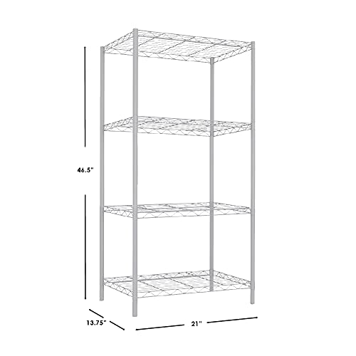 Home Basics Wire Shelf, White