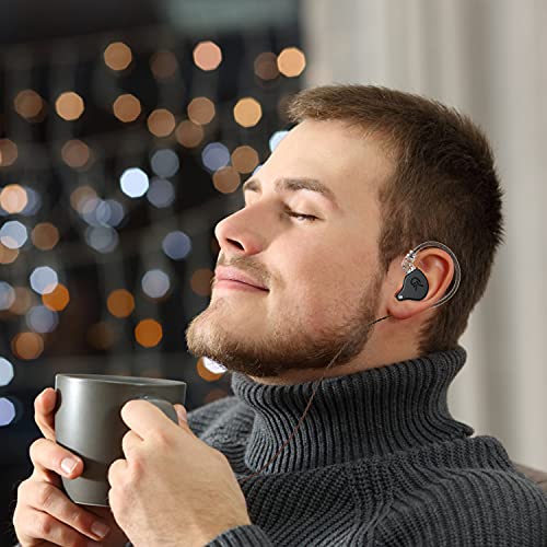 GK GS10 in-Ear Earphones Wired, Wired Earbuds, HiFi Professional Stereo Deep Bass Noise Isolating Sport IEM Earbuds with Detachable Cables No Mic