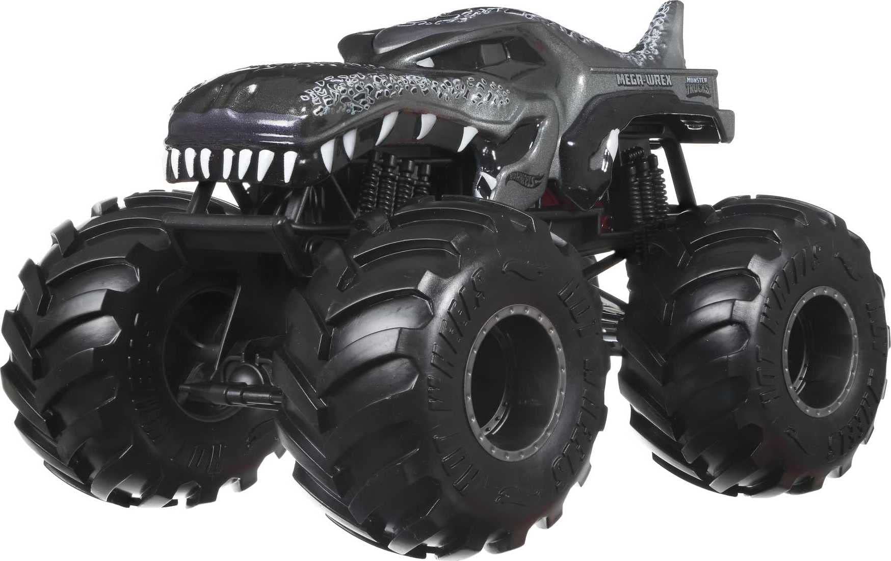 Hot WheelsDie-cast 1:24 Scale Mega Wrex Monster Trucks with Giant Wheels [Amazon Exclusive]