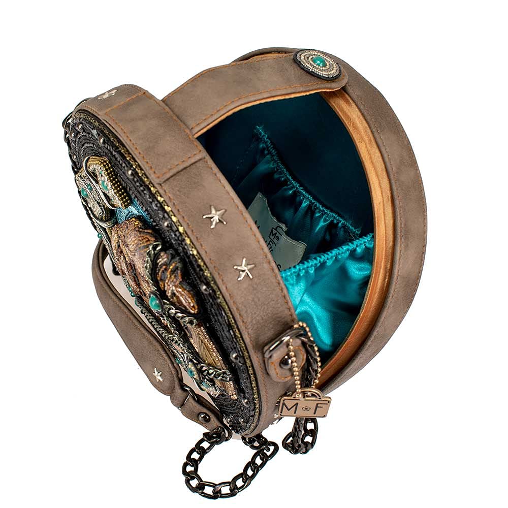 Mary Frances womens Ready to Ride Crossbody Horse Handbag Sling Bag, Multi, One Size US